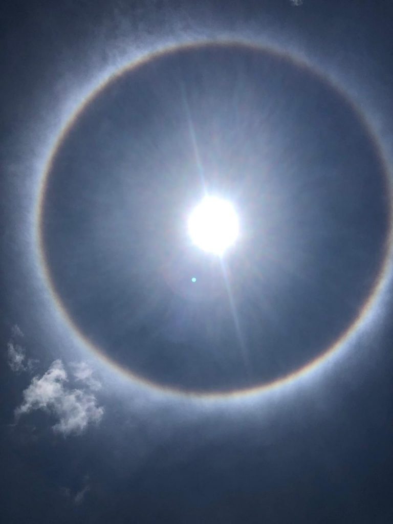 Últimas notícias | Halo solar é visto no céu de Curitiba; entenda como ...