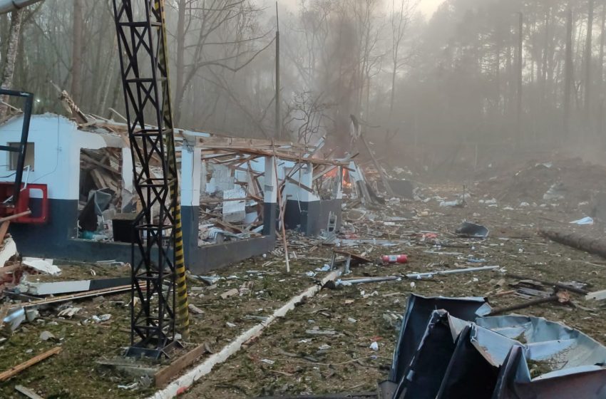 Oito pessoas estavam no local no momento da explosão; imagens